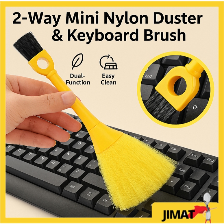 Computer Keyboard Brush | 2 Ways Mini Nylon Duster | Shopee Malaysia