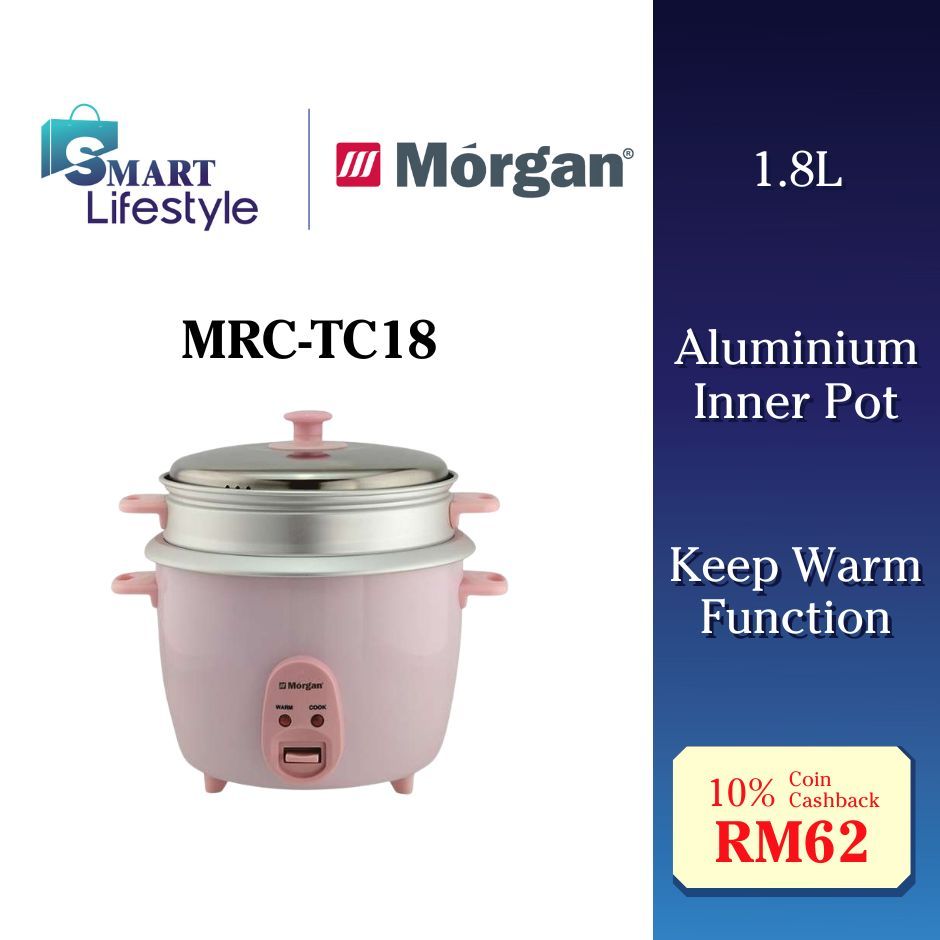 Morgan Rice Cooker (1.8L) MRC-TC18 / (2.8L) MRC-TC28 / (1.0L) MRC-TD610 ...