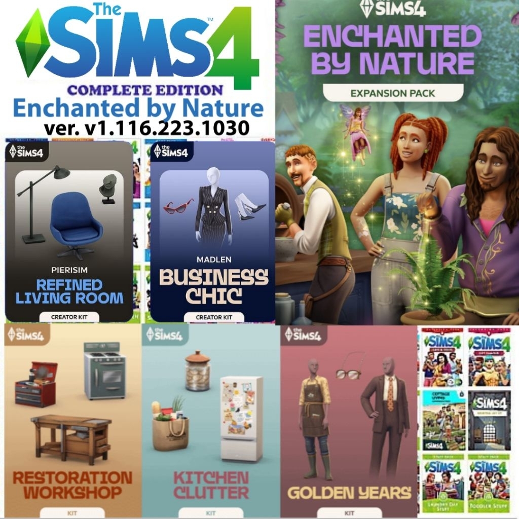 [PC] The Sims 4 Complete Edition v1.116.223.1030 Enchanted by Nature ...