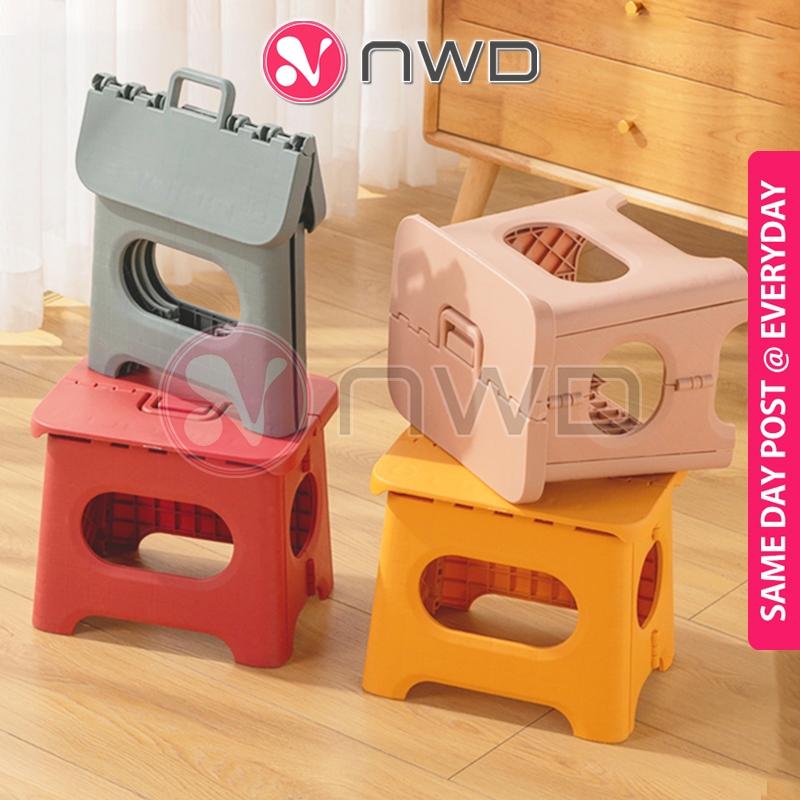 𝗦𝗘𝗔𝗠𝗟𝗘𝗦𝗦 𝗧𝗥𝗔𝗡𝗦𝗜𝗧𝗜𝗢𝗡 》Foldable Step Stool Portable Mini Folding Chair ...