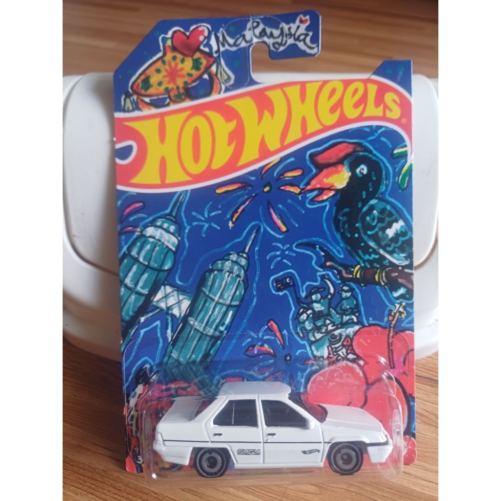 HOTWHEELS (s.e) proton saga putih (saga burung) jhook patah | Shopee ...