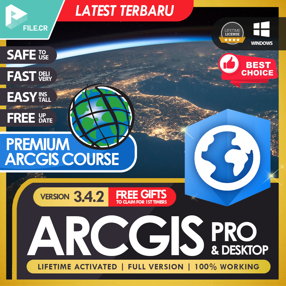 ESRI ArcGIS Pro 3.4.2💯 EASY INSTALL 💯 LIFETIME PREMIUM 💯 FAST DELIVERY 💯 SAFE | Shopee Malaysia