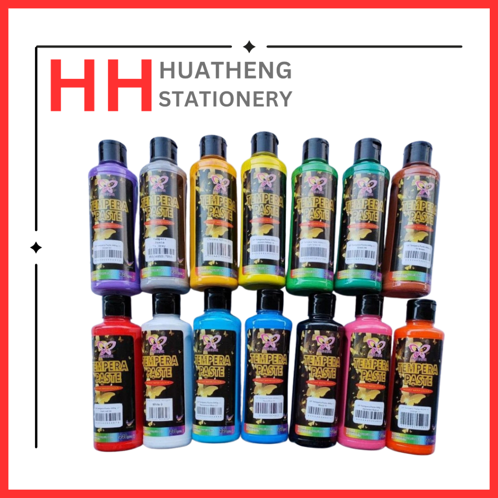 Five Star Tempera Paste Tempera Paint Colour 400GSM/ML | Shopee Malaysia
