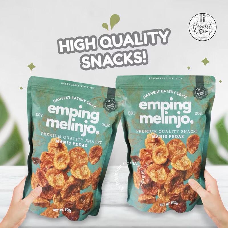 KERIPIK EMPING MELINJO - EMPING MELINJO SNACK - HARVEST EATERY 500GRM ...