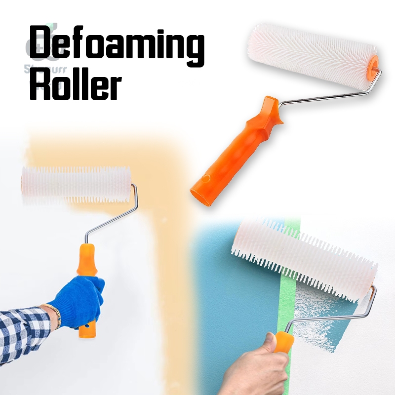 9inch Plastic Spike Roller for Epoxy Floor, Needle-Punched Deaeration ...