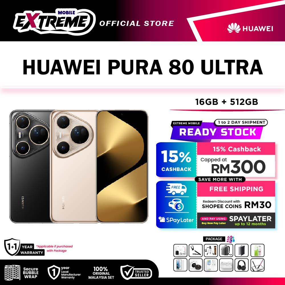 HUAWEI Pura 80 Ultra [16GB RAM 512GB ROM] - Original HUAWEI Malaysia | Shopee Malaysia