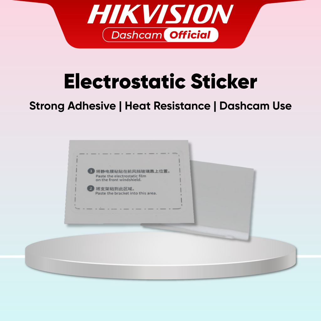 HIKVISION Dashcam Electrostatic Sticker Heat-Resistant Adhesive Film ...