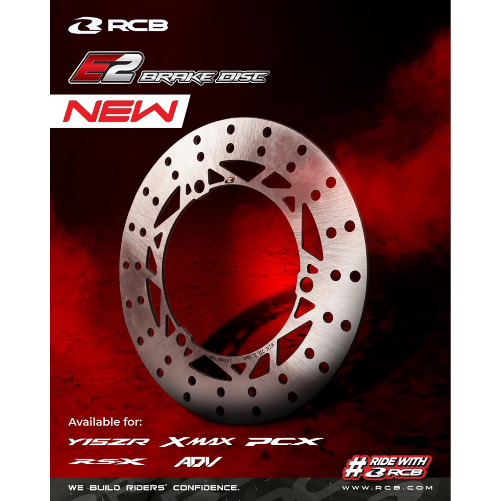 RCB E2 STEEL FRONT REAR BRAKE DISC PLATE NMAX NVX ADV150 ADV160 ...