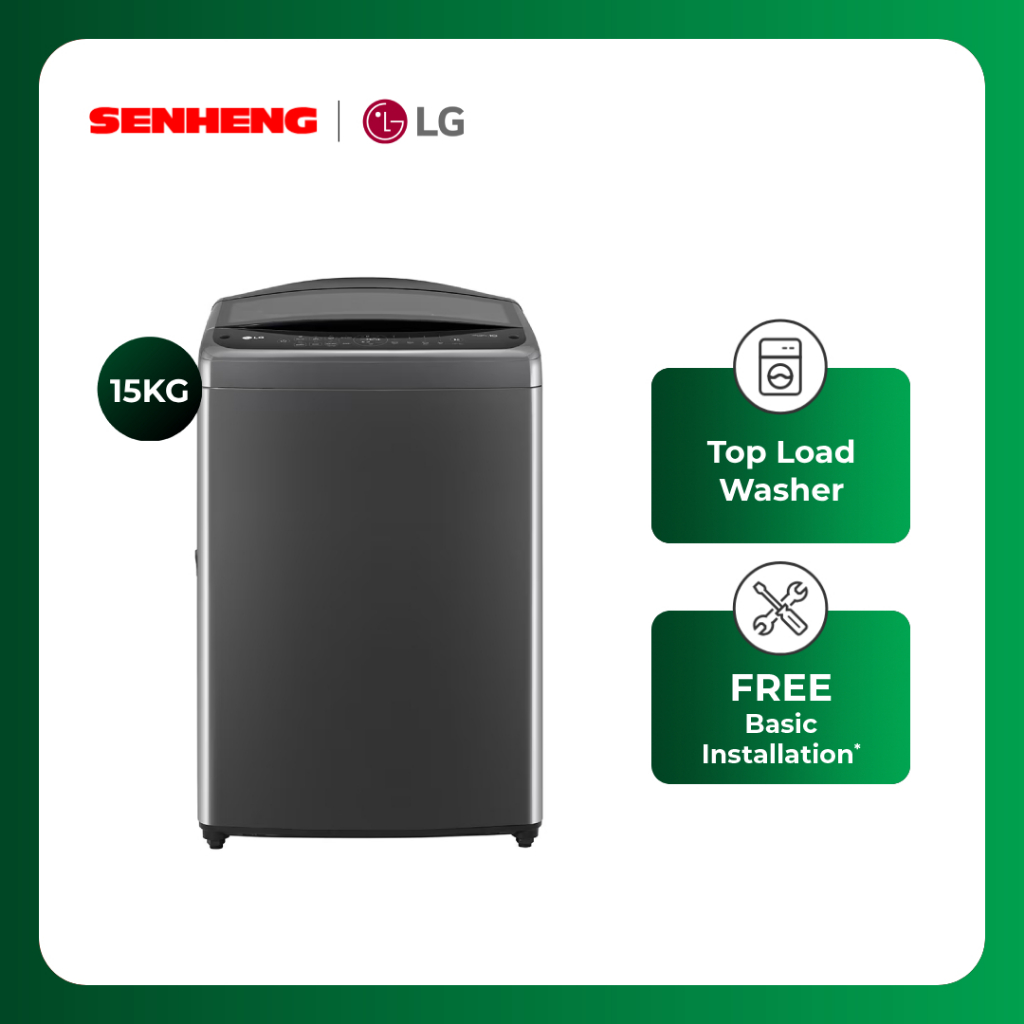 LG 15kg Top Load Washer with AI Direct Drive™ and Turbo Drum TV2515DV3B ...