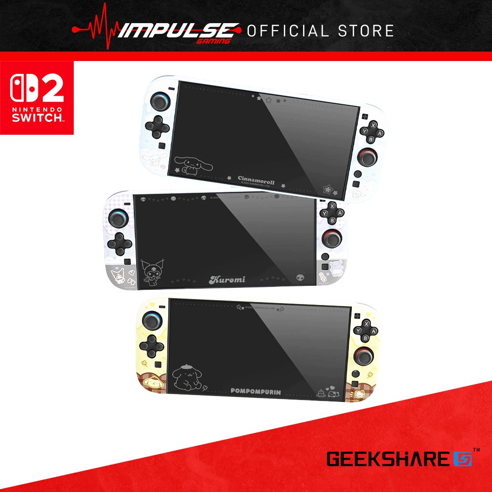GeekShare NSW2 Switch 2 Tempered Glass Sanrio Series - Cinnamoroll ...