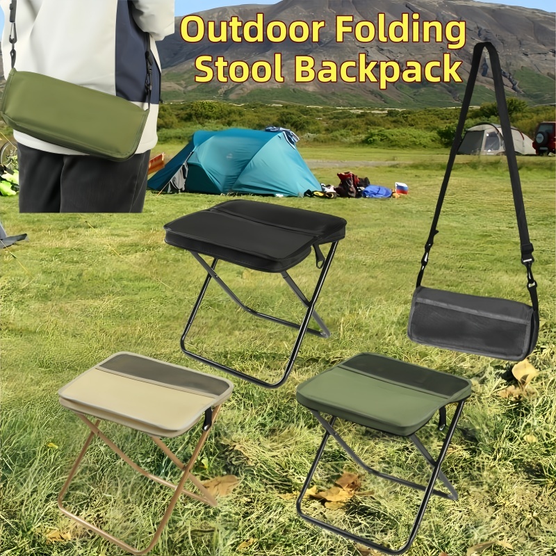 Outdoor Folding Stool Backpack Easy to Switch Multifunctional Camping ...