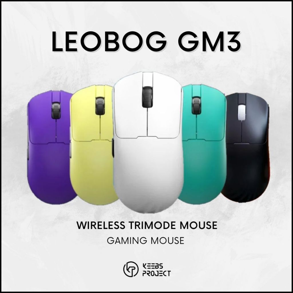 [READY STOCK] Leobog GM3 Trimode Wireless Mouse Light Mouse PAW3311 New ...