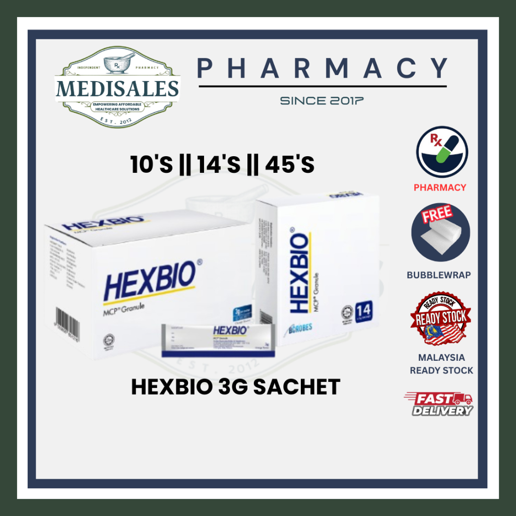 HEXBIO PROBIOTIC GRANULES 3G SACHET 10'S | 14'S | 45'S | Shopee Malaysia