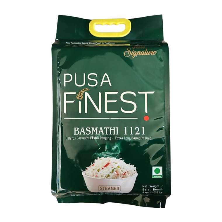 Jati Signature PUSA FINEST Basmathi 1121 5KG/2KG Cap Rambutan PUSA KING ...