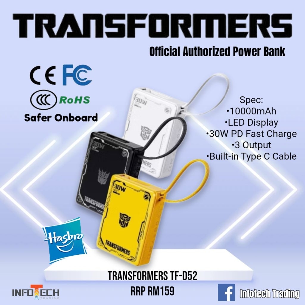 100% Original Hasbro Transformer Official Authorized CE 3C CCC FCC ...