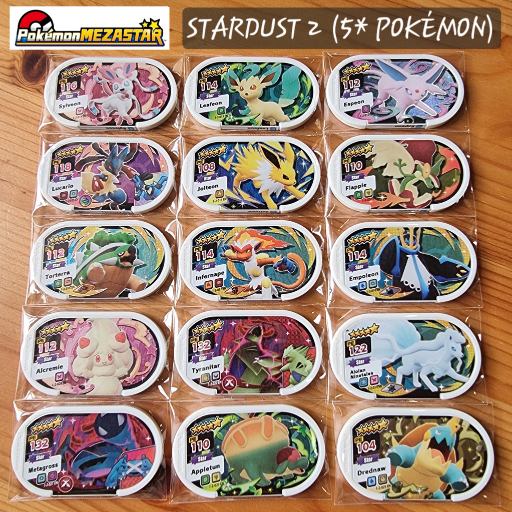 Pokemon Mezastar Stardust 2 (Original English Version) - 5 Stars Meza ...