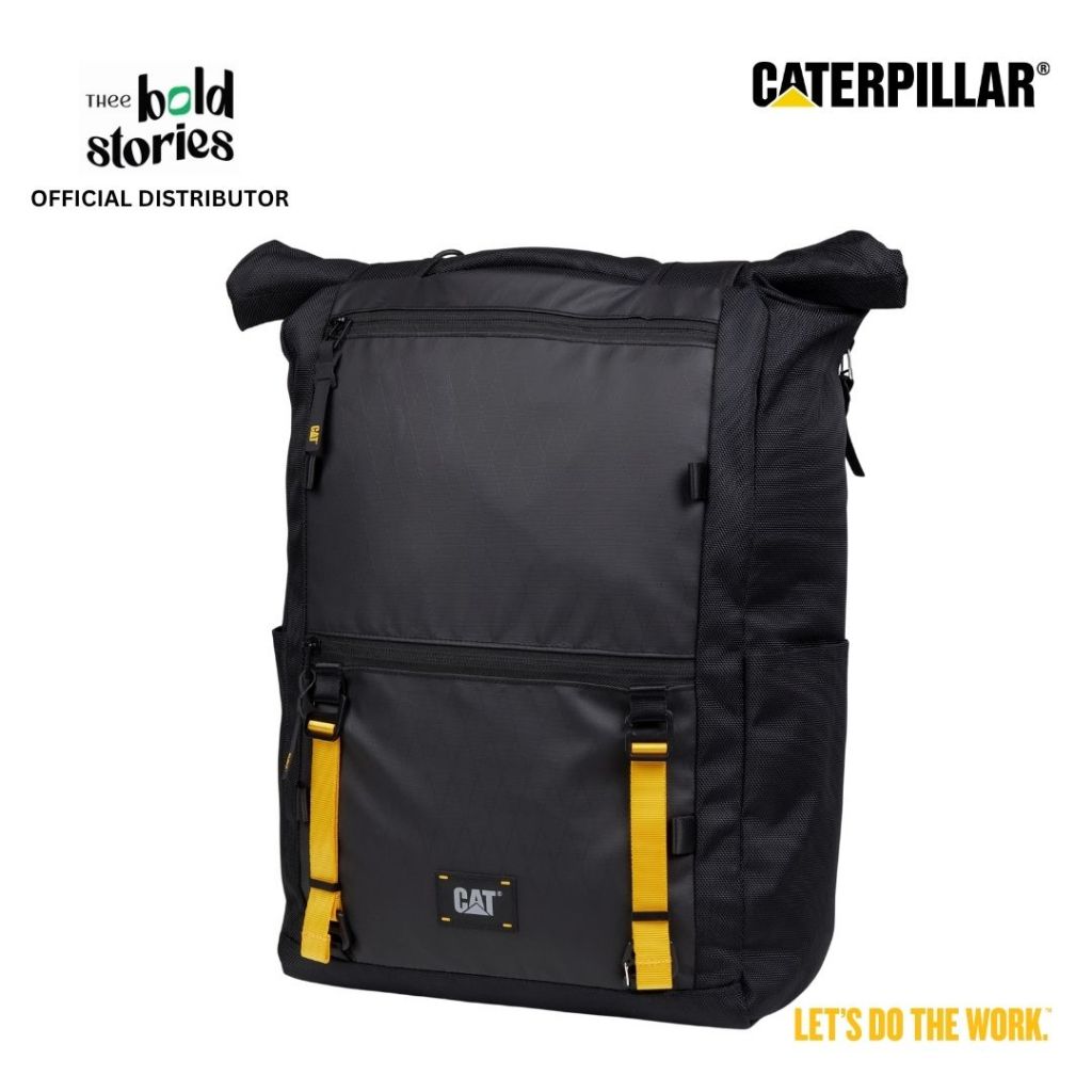 Caterpillar | Signature - Utility X Rolltop Backpack | Shopee Malaysia