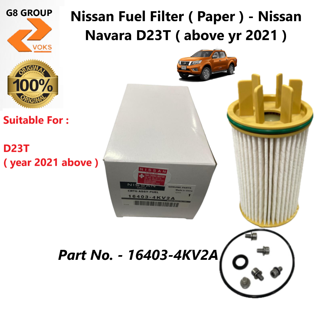 Nissan Fuel Filter ( Paper ) - Nissan Navara D23T ( year above 2021 ...