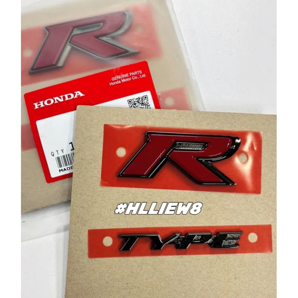 [ hlliew8 ] Honda Civic 5D Type R Hatchback FL5 T60 ( TYPE R ) Emblem ...