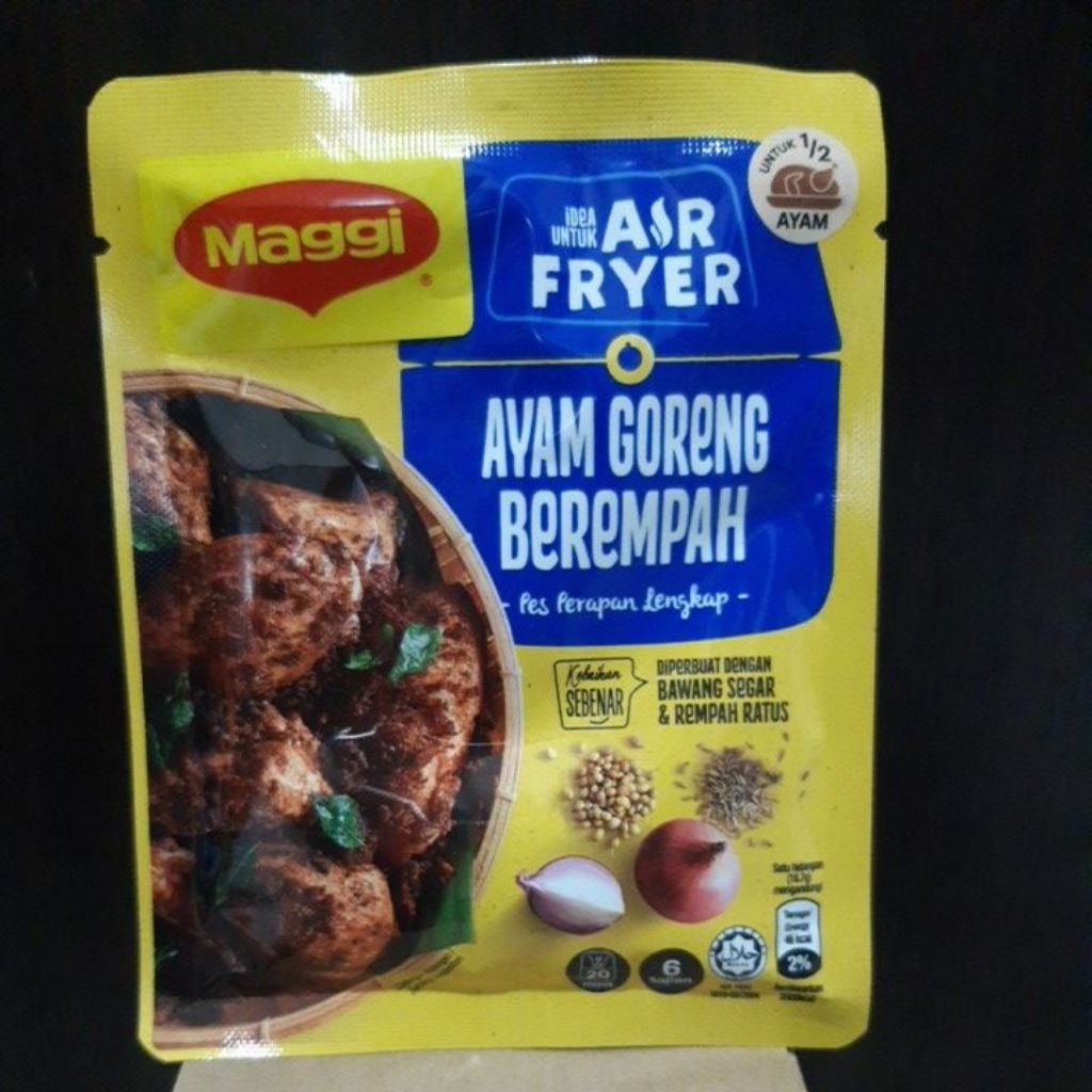 Maggi Ayam Goreng Berempah, Pes Perapan Lengkap, idea untuk Air Fryer ...