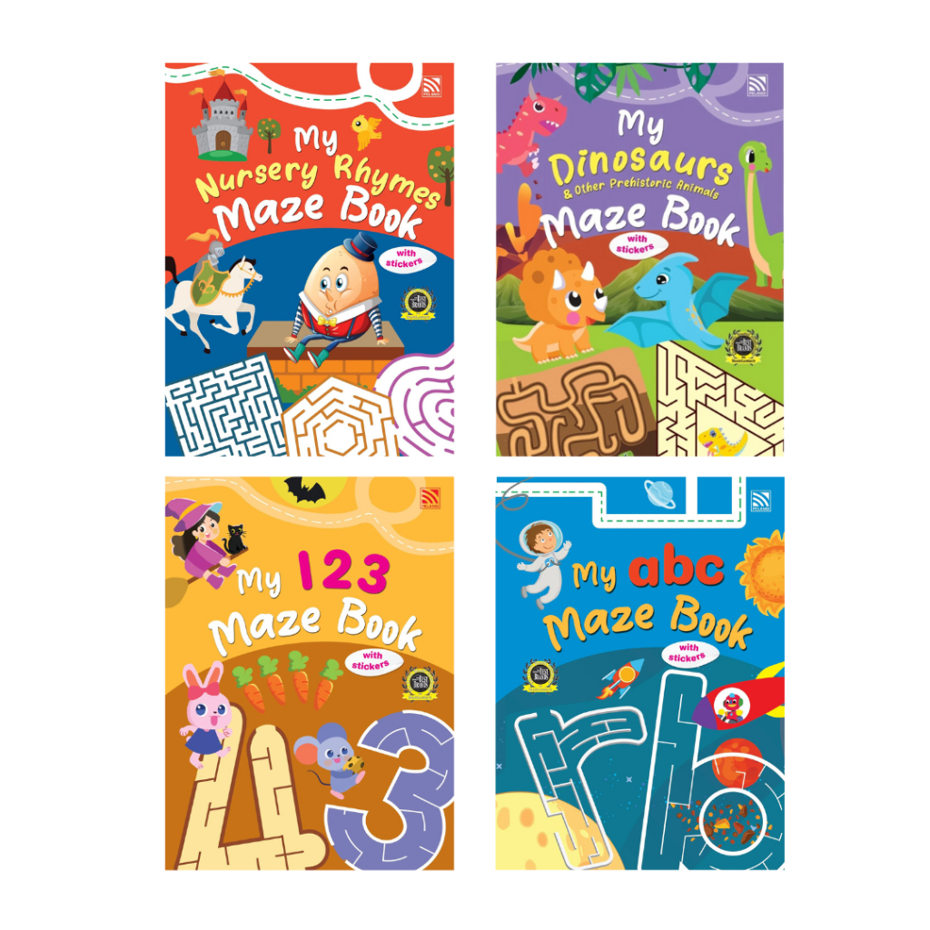 MAZE BOOK-STICKERS-MAZE-SOLVING | Shopee Malaysia