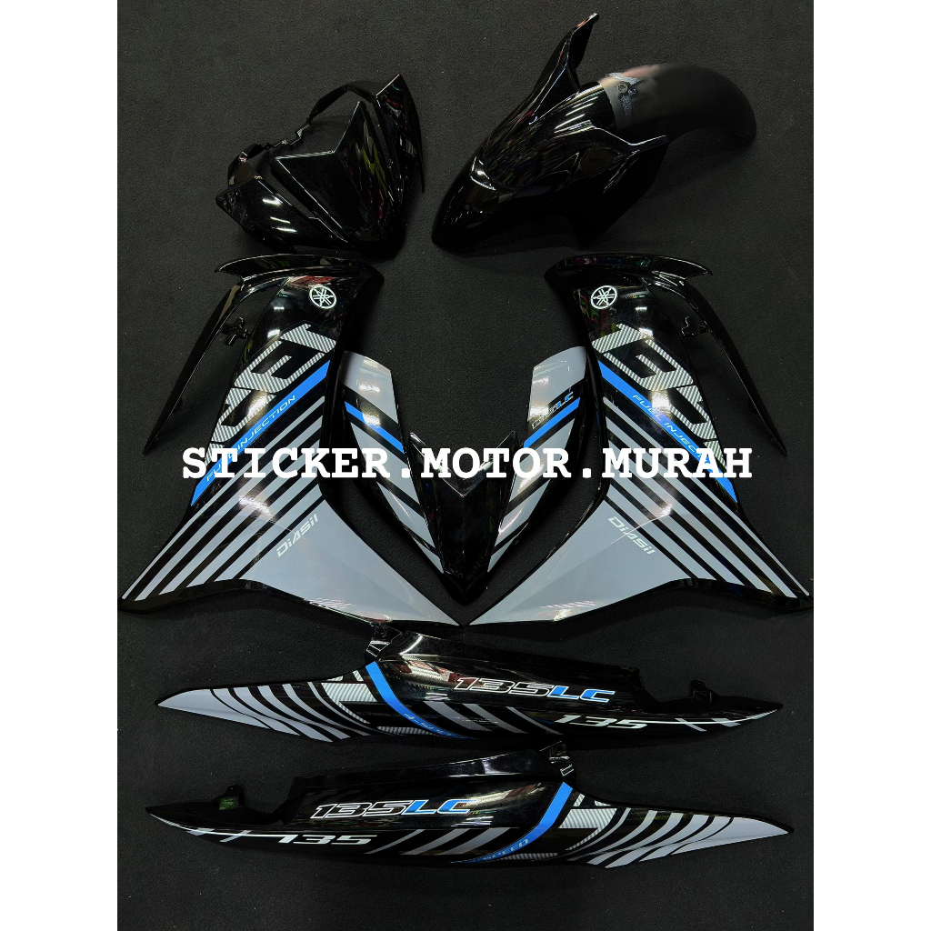 STICKER LC 135 / STRIPE LC135 V1 V2 V3 V4 V5 V6 V7 V8 NEW DESIGN BODY ...