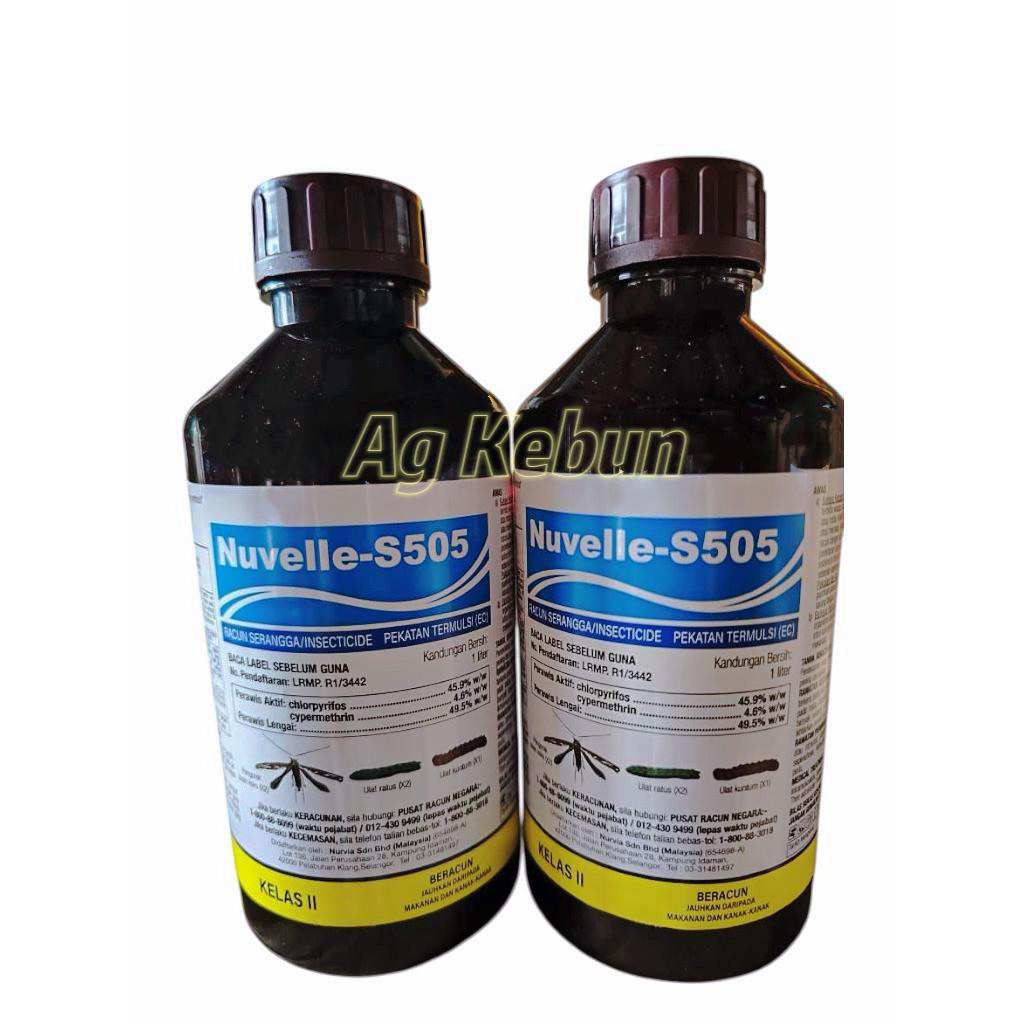 1L Nuvelle S505 Racun Serangga ( same Nurelle 505EC ) | Shopee Malaysia