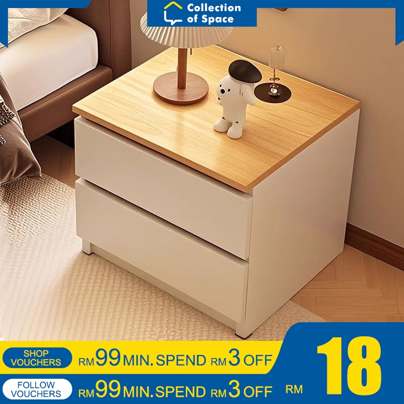 Bedside Table Side Table with Drawer Wood Small Table Bed Table Bedroom ...