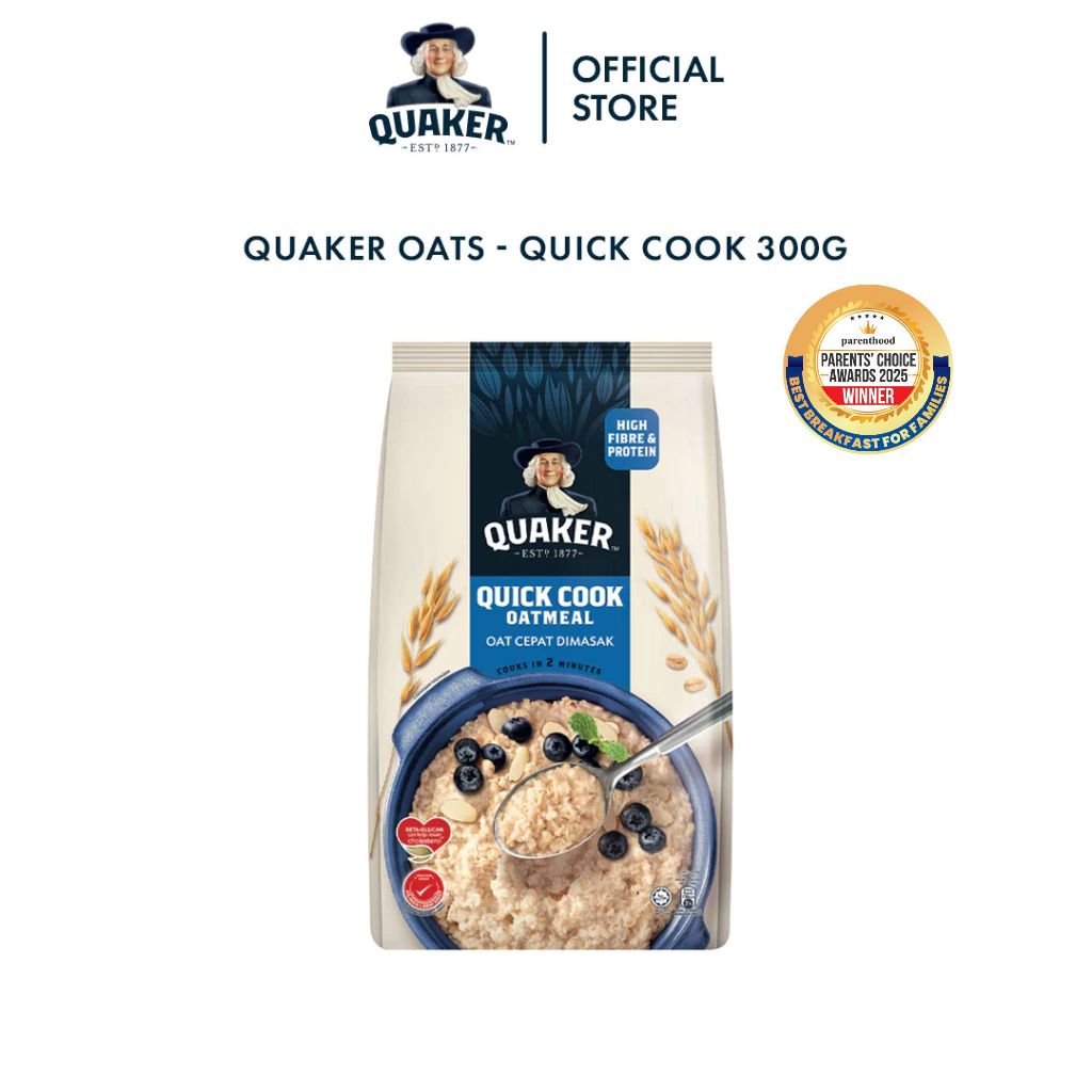Quaker Oats - Quick Cook (300g) / Quaker Oat - Cepat Dimasak (300g ...