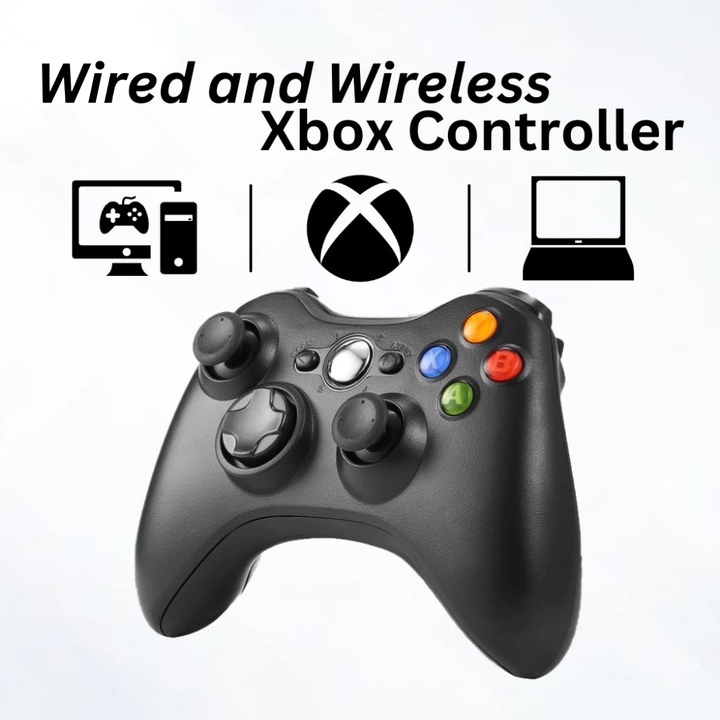 Xbox 360 Controller Wireless Wired Controller USB Joystick Gamepad Controller Phone PC Xbox Game ...