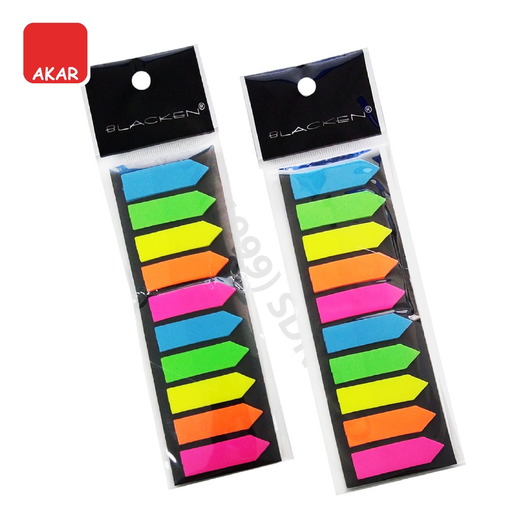 Penanda Indeks PP Plastik / Nota Lekap Berpelekat – Warna Cerah ...