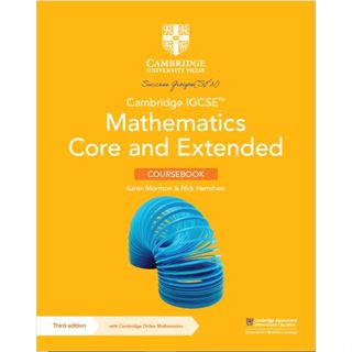 Cambridge IGCSE Mathematics Core and Extended Coursebook, 3rd Edition + ANSWERS (ISBN ...