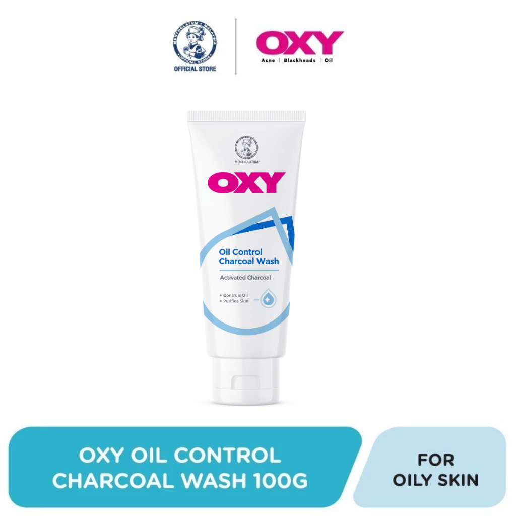 Oxy Oil Control Charcoal Wash 100g | Shopee Malaysia