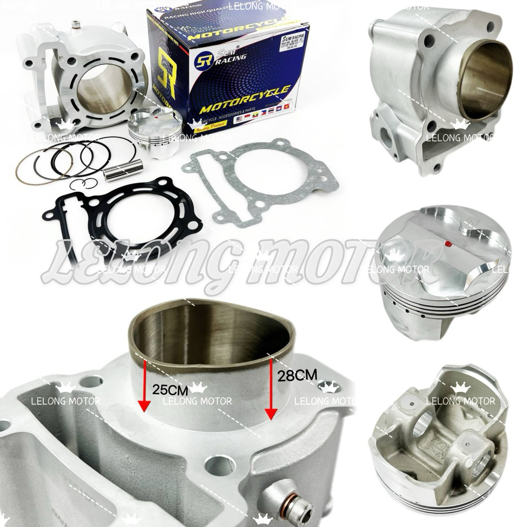 LC135 60MM 63MM 65MM 68MM 70MM RACING BLOCK CERAMIC+FORGED PISTON SUM ...