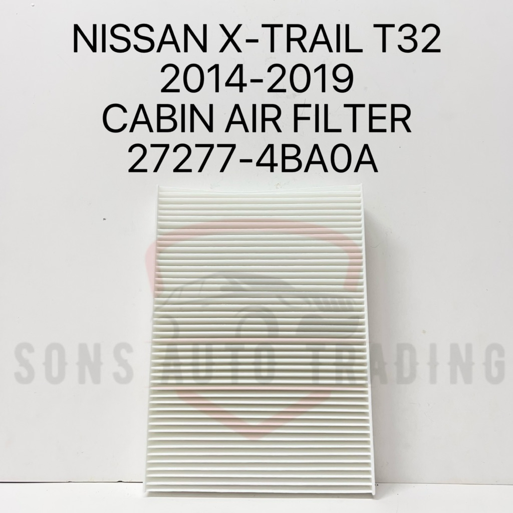NISSAN X-TRAIL XTRAIL 2014-2019 T32 CABIN AIR FILTER 27277-4BA0A ...