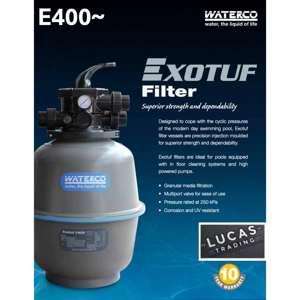 Waterco Swimming Pool Exotuf Sand Filter E400 | Shopee Malaysia