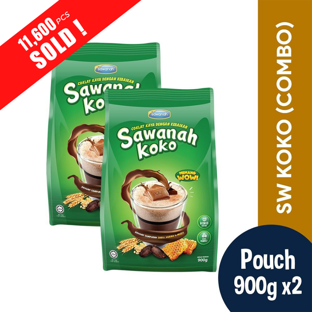 SAWANAH Koko Original Kombo 900g (2 pack) 2 Tahun Expired , by HQ ...