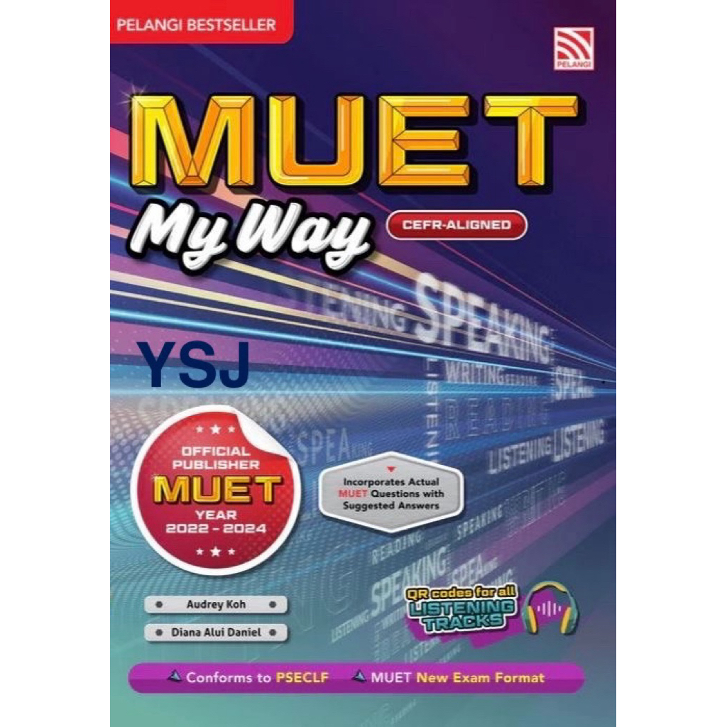 PELANGI - MUET My Way 2025 /2023 Fast Track Practice / Success in MUET ...