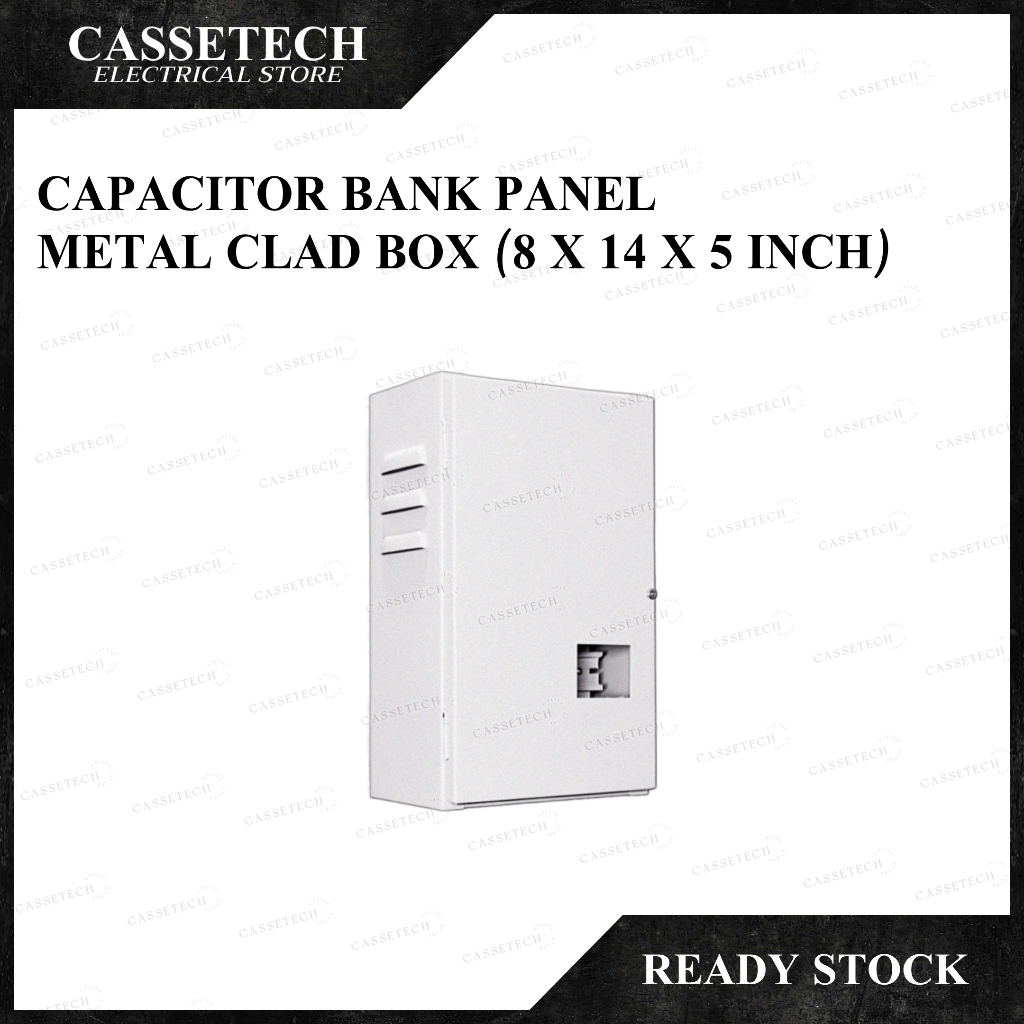 8×14×5 CAPACITOR BANK METAL BOX CLAD POWER FACTOR CORRECTION ELECTRICAL ...