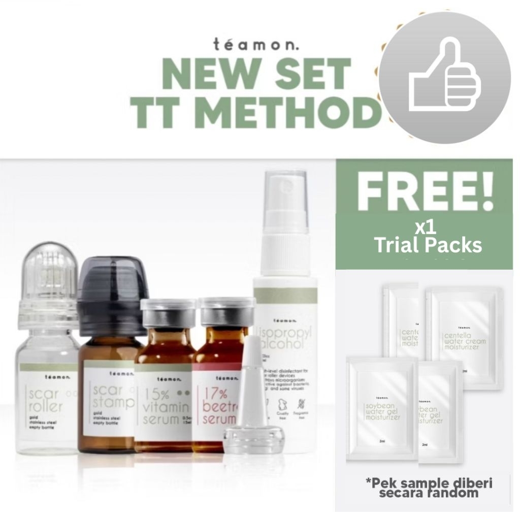 Teamon Scar Stamp Scar Roller TT Method with Vitamin C Serum - Parut ...