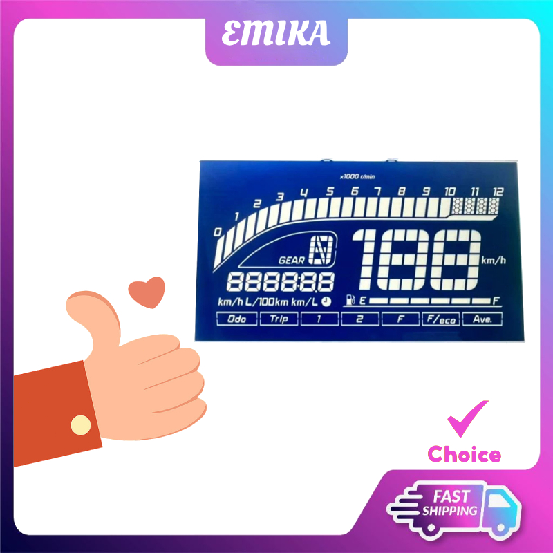 Emika Choice Yamaha Y15 V2 Y15ZR Meter LCD screen sunburn roask 2PV ...