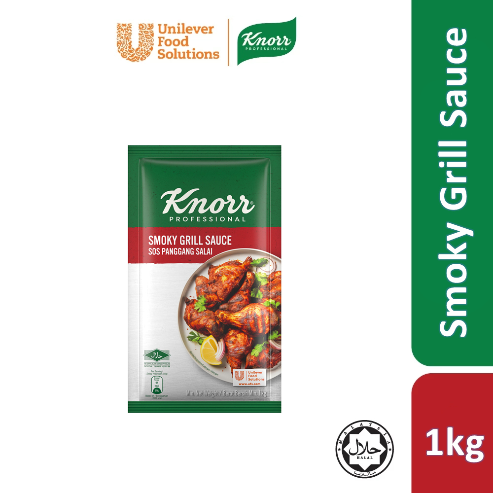 Knorr Professional Smoky Grill Sauce [家樂] 烟熏烧烤酱 1KG | Shopee Malaysia