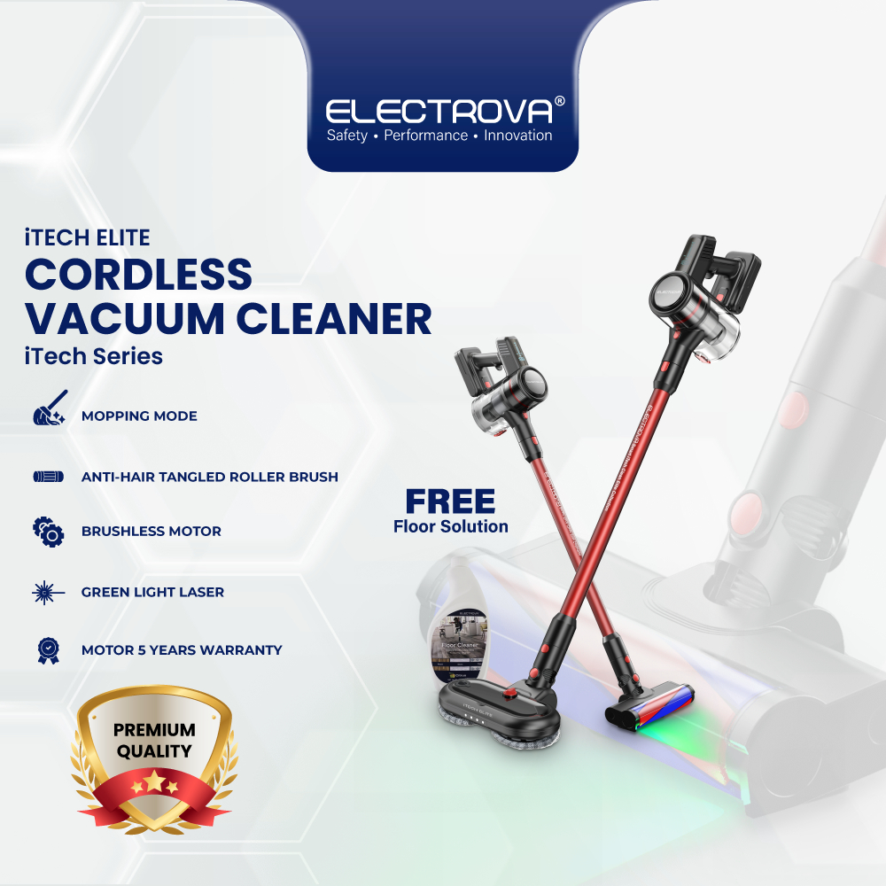 Electrova Cordless Vacuum Cleaner iTech Elite Smart iTech Clean Elite ...