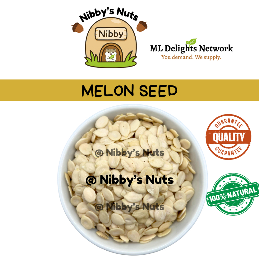 Nibby's Nuts | PREMIUM White Melon Seeds | Kuaci Blewah Putih | 白冬瓜籽 ...