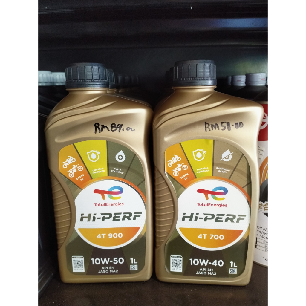 TOTAL ENERGIES Hi-Perf 4T 900 Engine Oil 1Liter | Shopee Malaysia