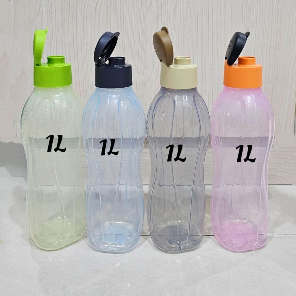 Tupperware Eco Bottle 1L -/ Black / Purple/Grey/Pink | Shopee Malaysia