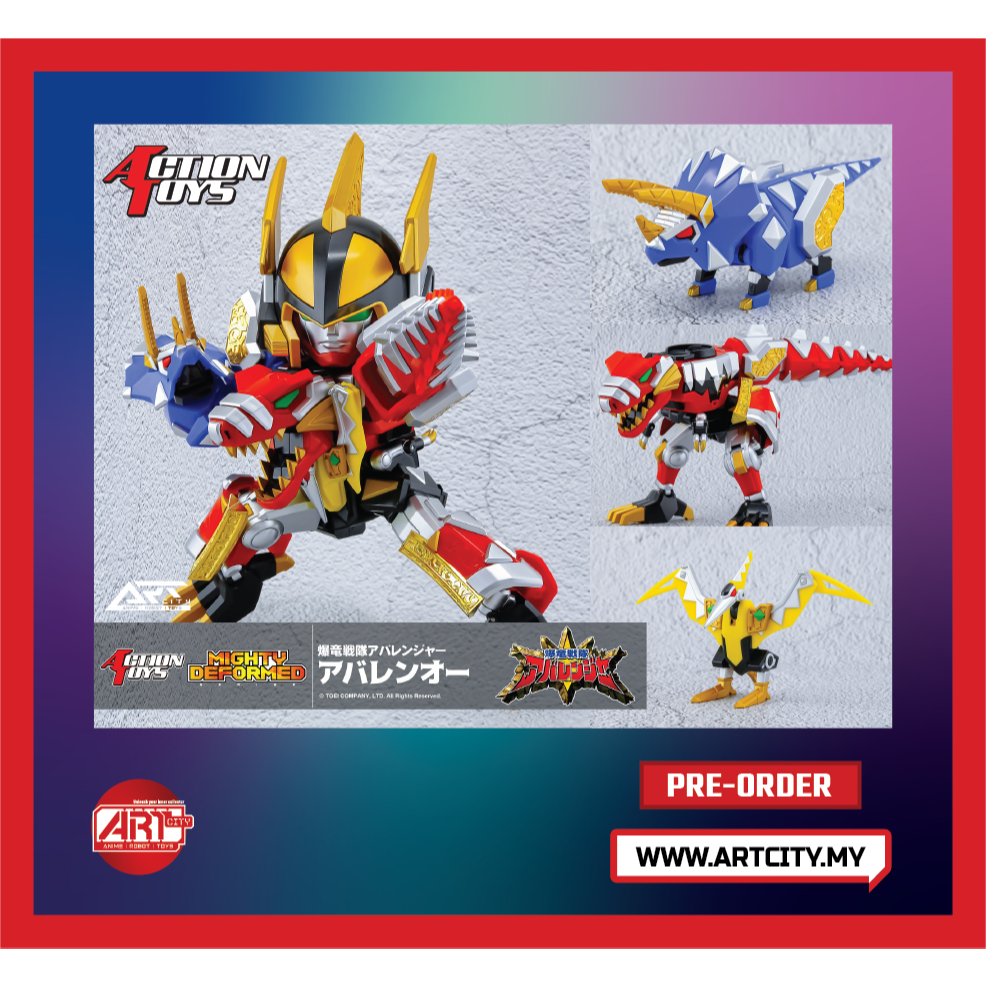 Action Toys - AbarenOh - Mighty Deformed - Bakuryu Sentai Abaranger ...