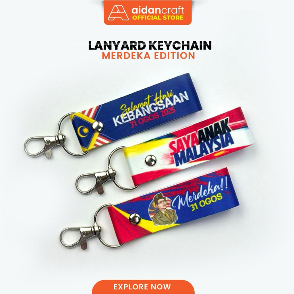 Lanyard Keychain (CUSTOM) | MERDEKA EDITION | Shopee Malaysia