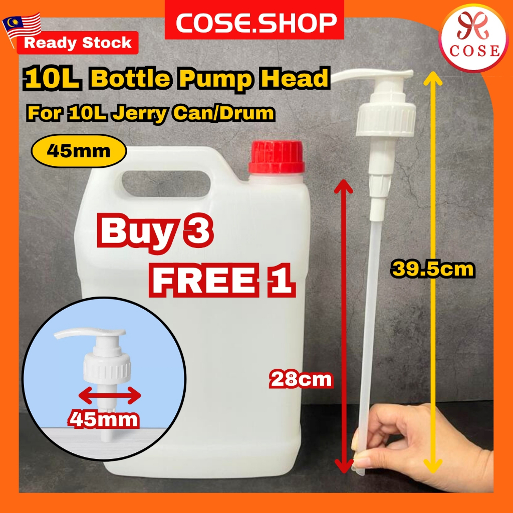 COSE 10 Liter Pump Head 10L/5L HDPE Bottle Pump 45mm/38mm Pum Tong Air ...