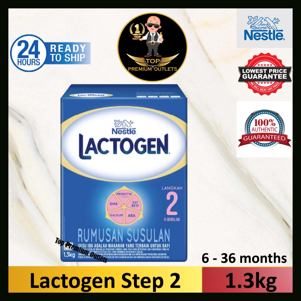Nestle Lactogen Step 2 (1.3kg) Exp: 04/2027 (Newest Stock) | Shopee ...